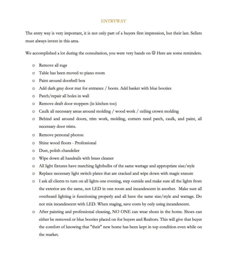 How To Create A Home Staging Report - Staging Tips - Home with Keki
